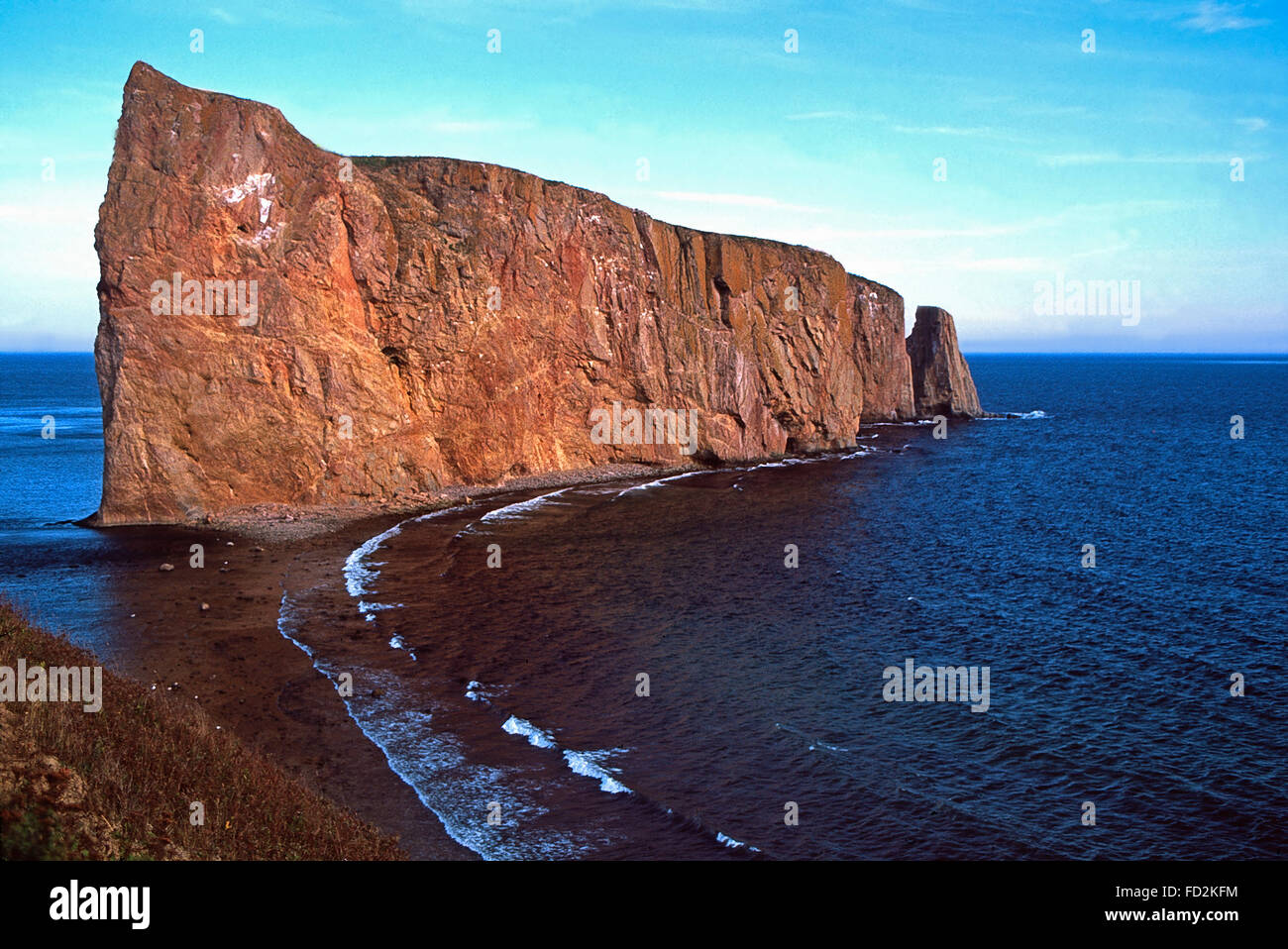 Perce Rock,Gaspe Peninsula,Quebec Stock Photo - Alamy