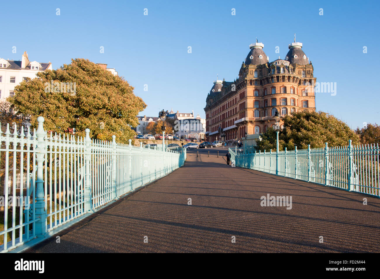 The famous Spa bridge (opened 1827) in Scarborough, North Yorkshire ...