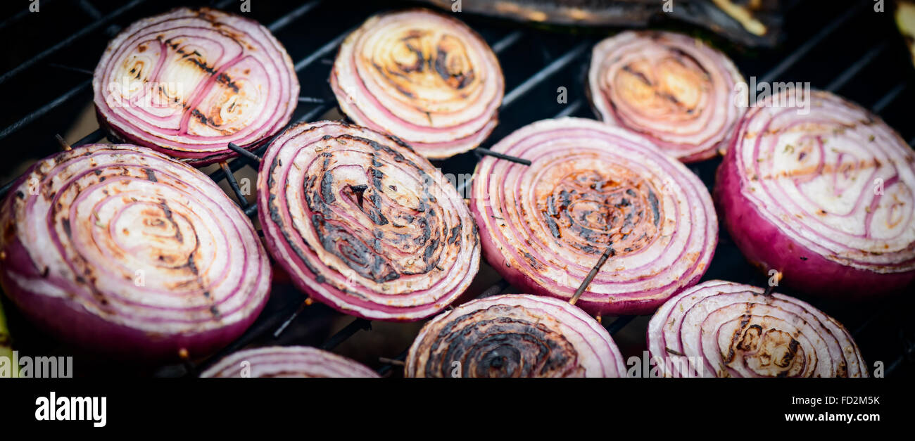 Onion on bbq hi-res stock photography and images - Alamy