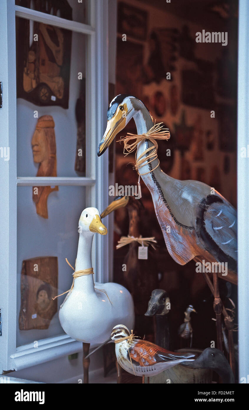 Crafts for sale,Petit Champlain,Quebec City Stock Photo - Alamy