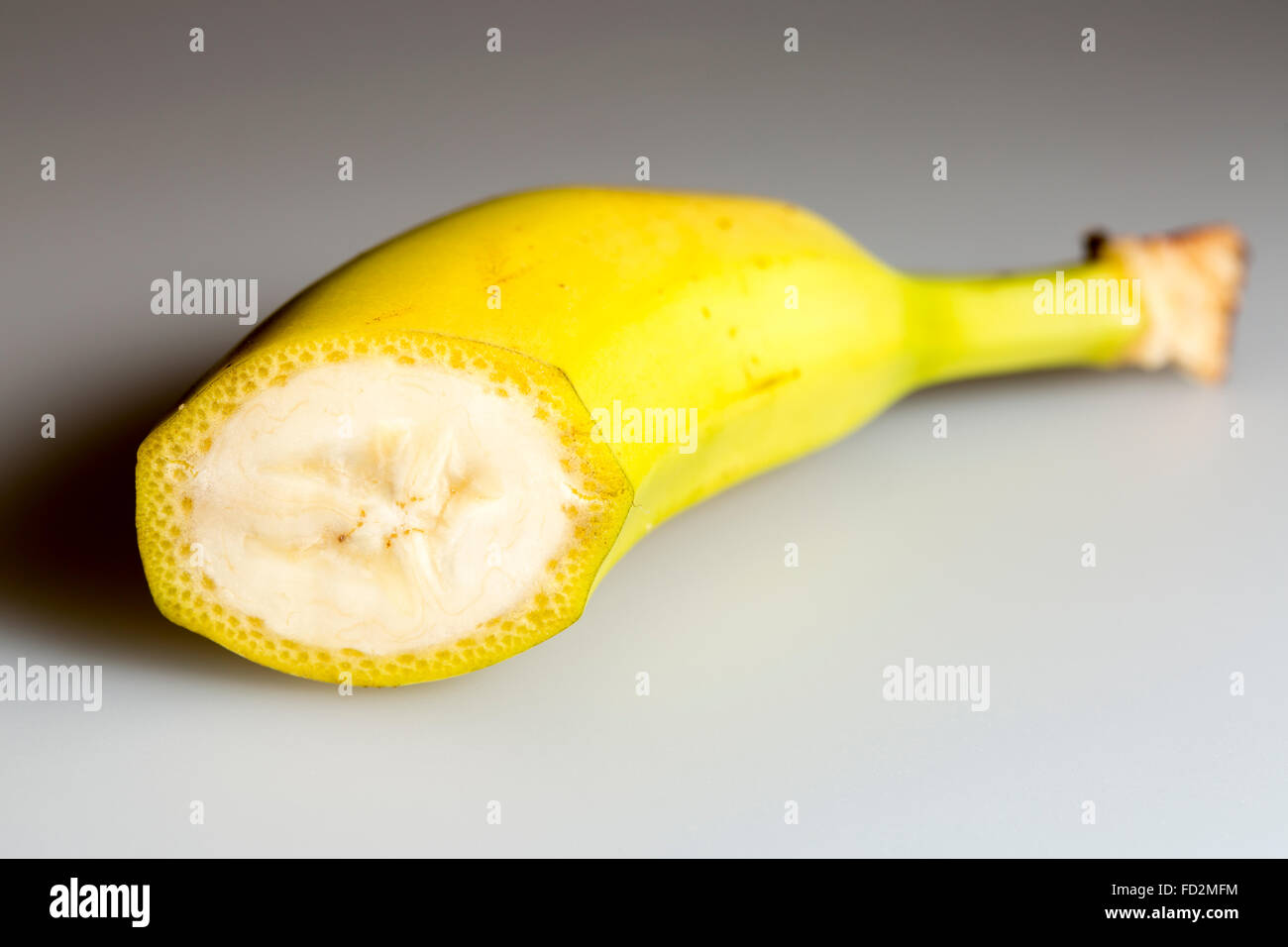 Sliced Banana Close Up Stock Photo - Alamy