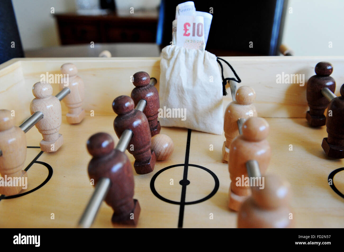 Photograph to illustrate bribery and corruption in football after ...