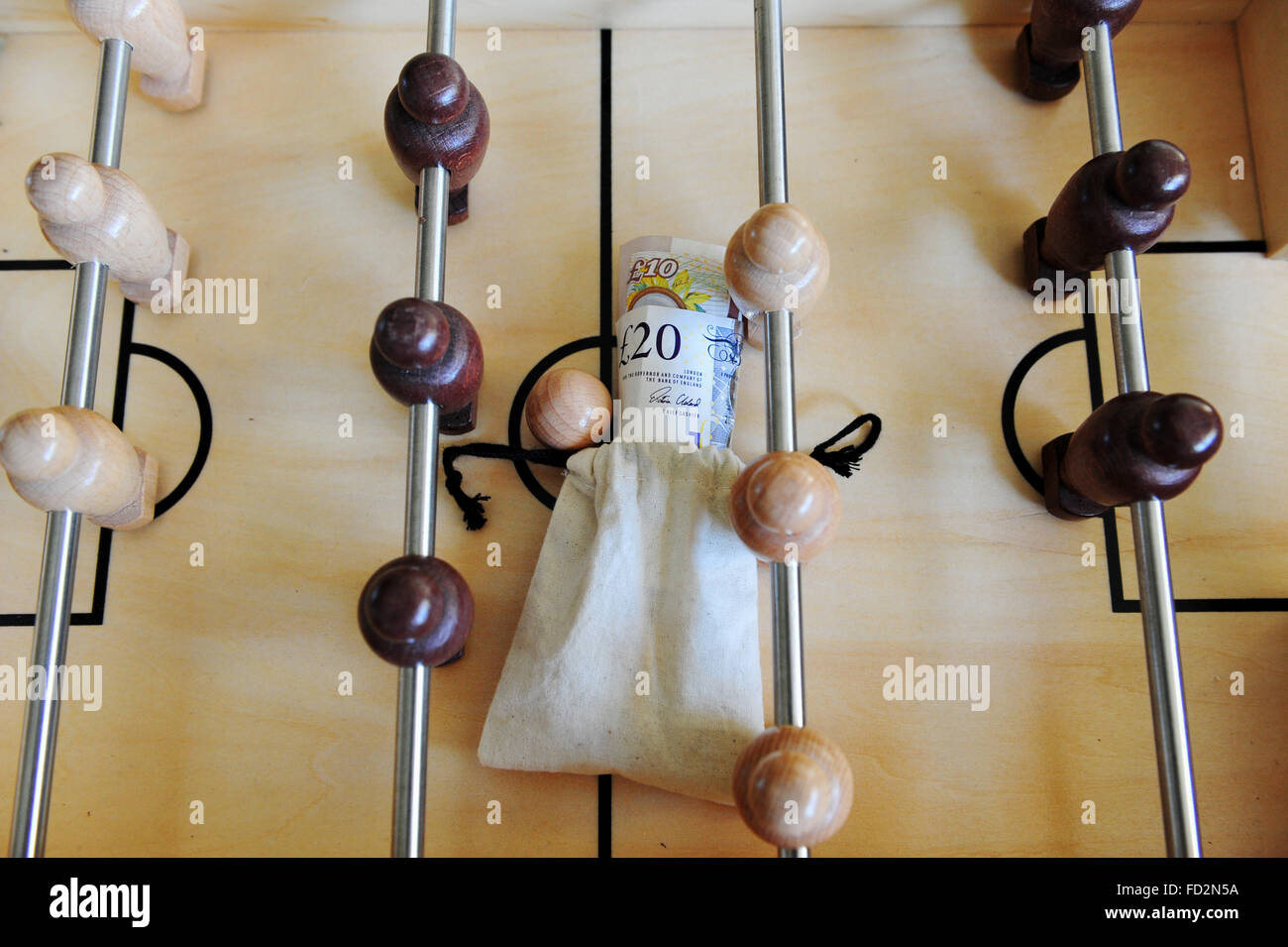 Photograph to illustrate bribery and corruption in football after ...