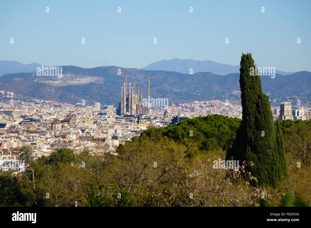 View city barcelona hi-res stock photography and images - Alamy