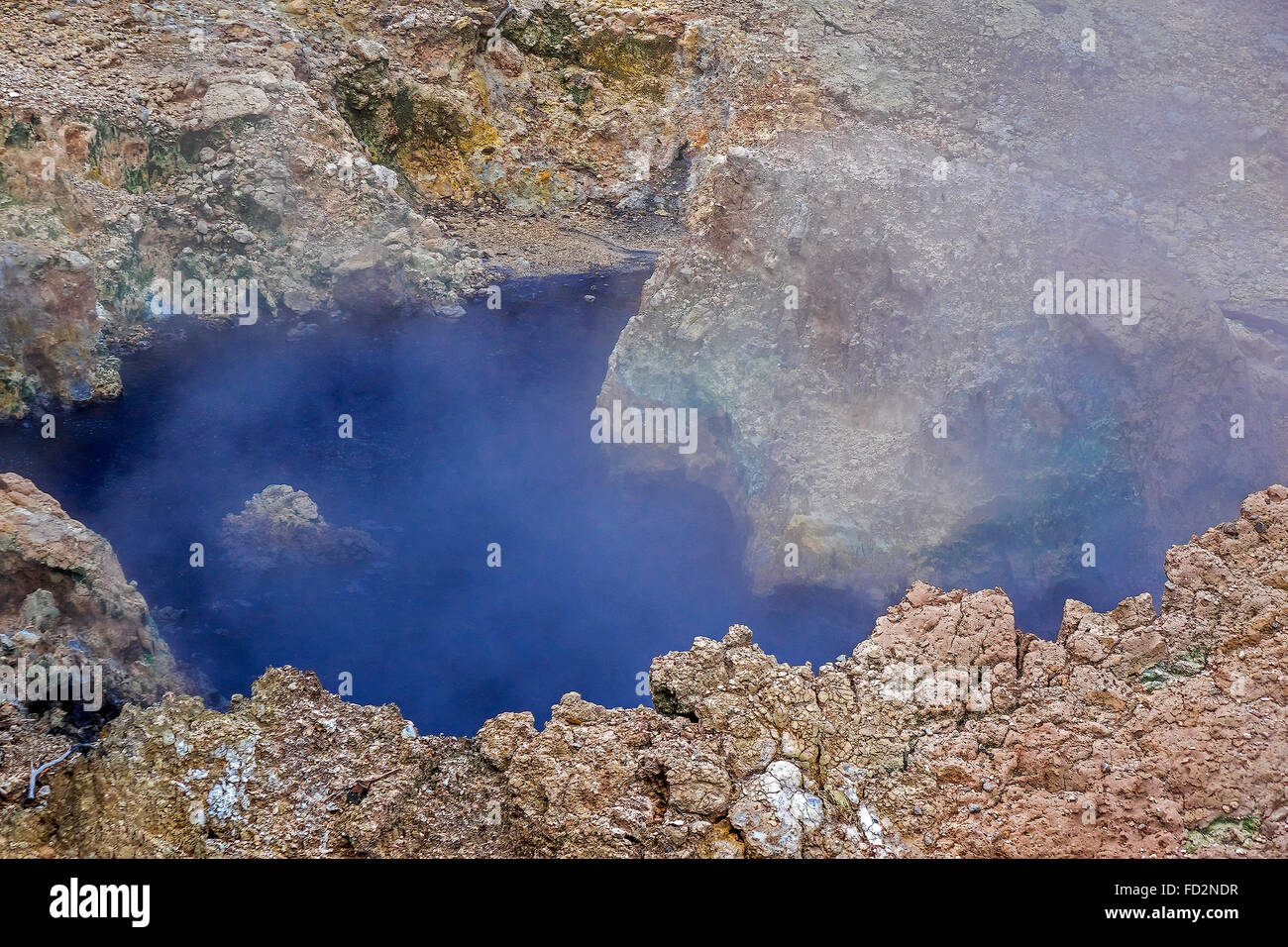 Volcanic Area Mount Soufriere St. Lucia West Indies Stock Photo - Alamy