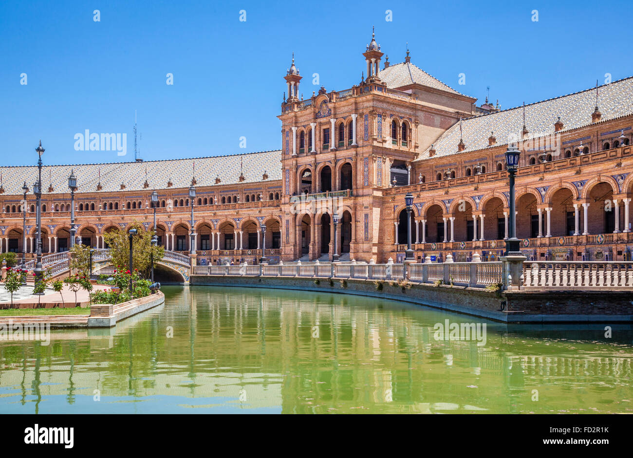 Spain, Andalusia, Province of Seville, Seville, Plaza de Espana ...