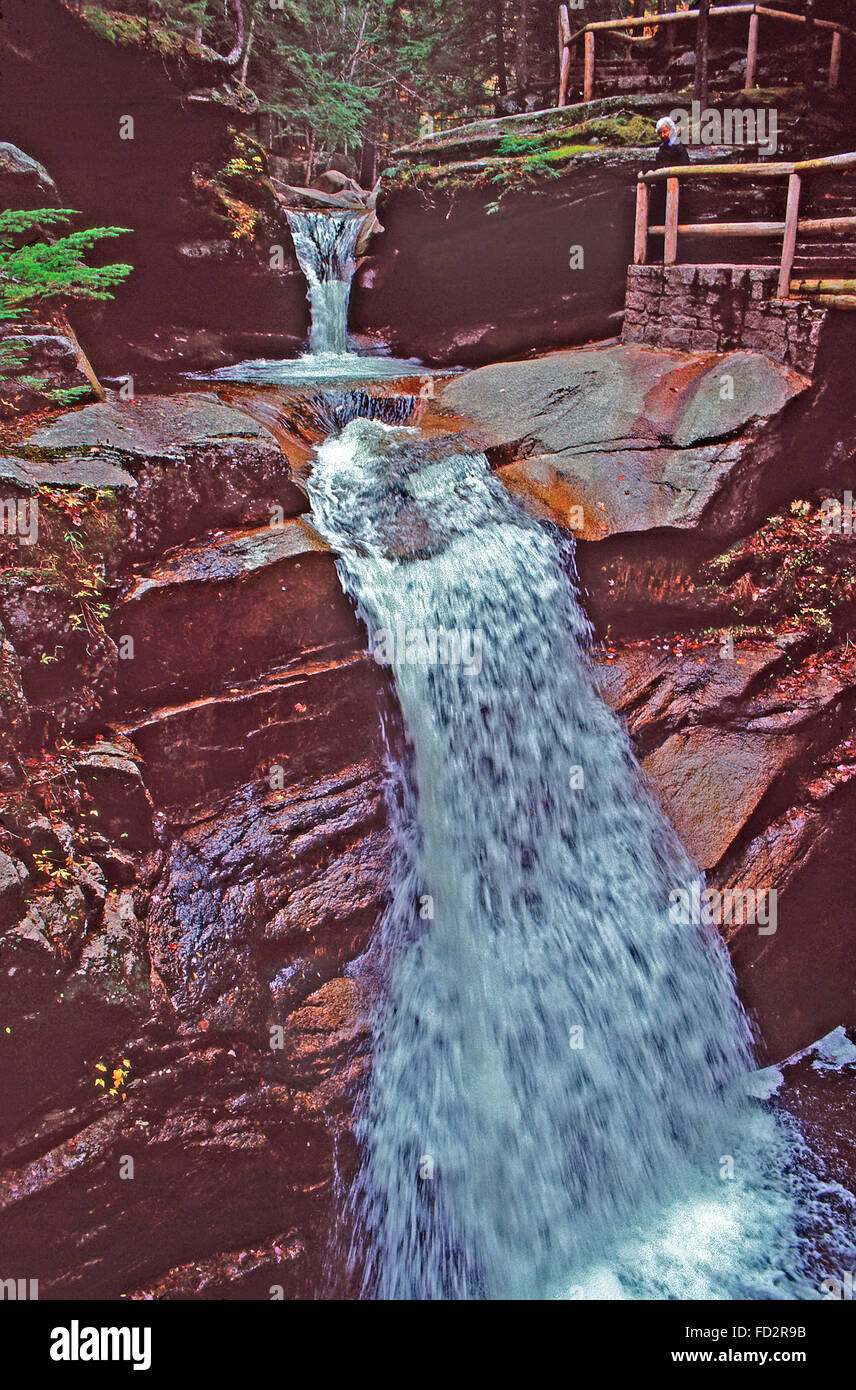 Sabbaday Falls,Kancamagus Highway,New Hampshire Stock Photo - Alamy
