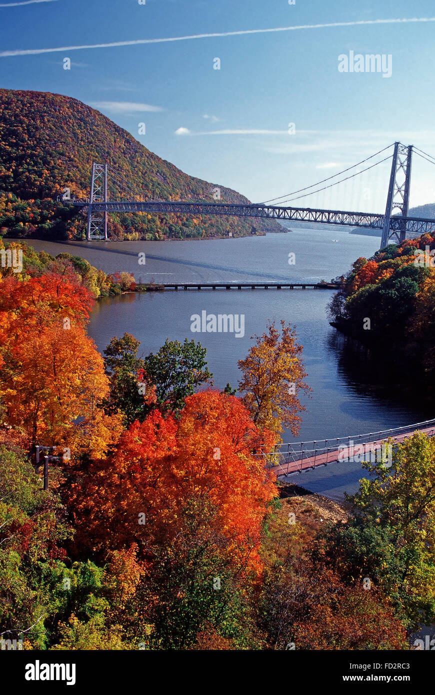 Bear Mountain Bridge from Ft.Montgomery,New York Stock Photo - Alamy