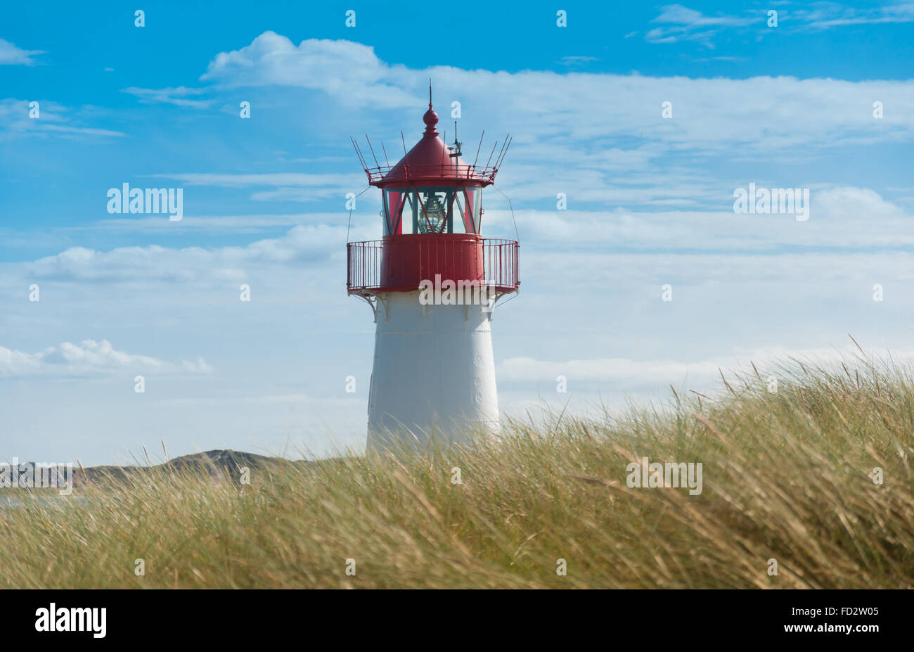 Lighthouse List West, Ellenbogen, Sylt, Schleswig-Holstein, Germany ...