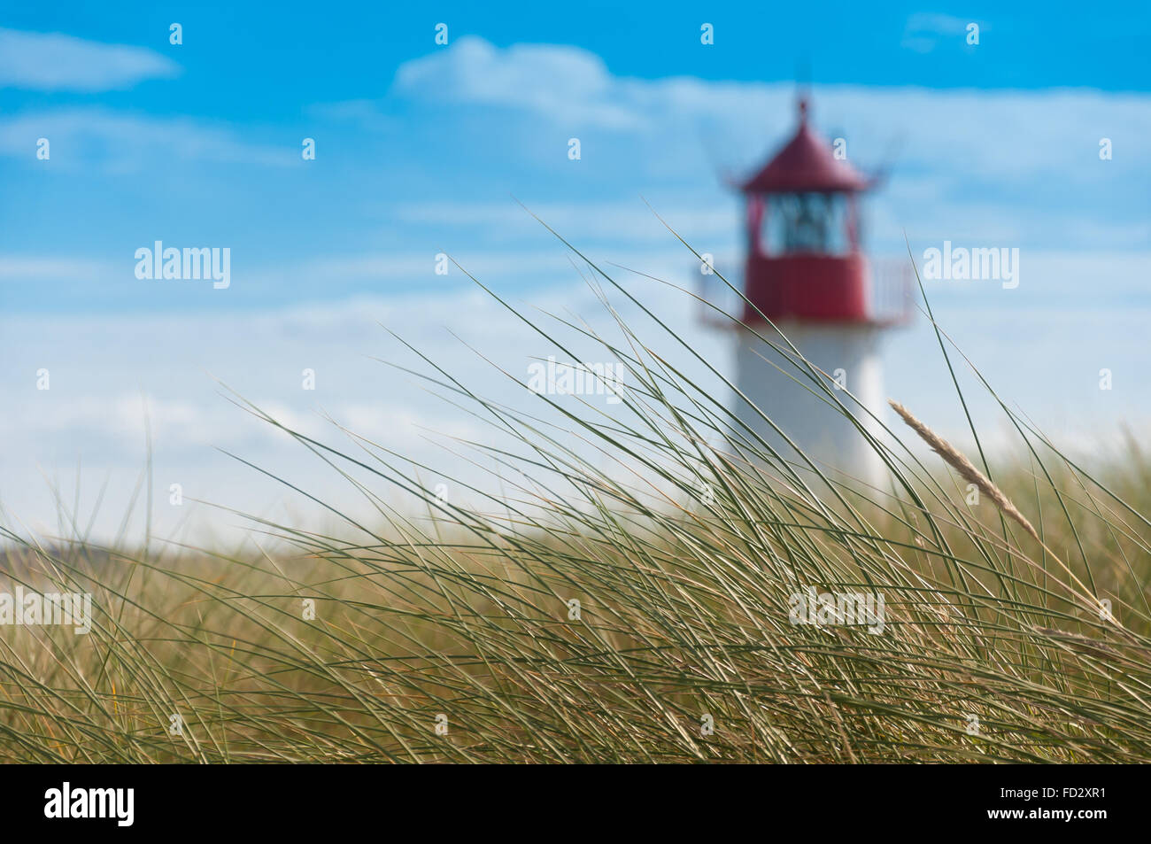 Lighthouse List West, Ellenbogen, Sylt, Schleswig-Holstein, Germany ...