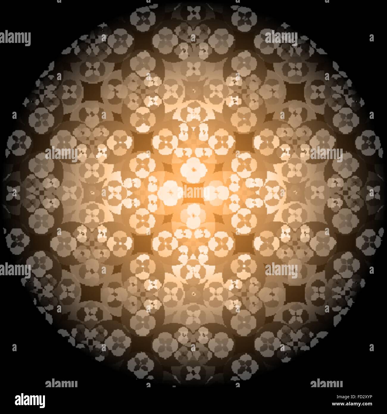 Square flower pattern symmetrical. Bright background Stock Vector Image ...