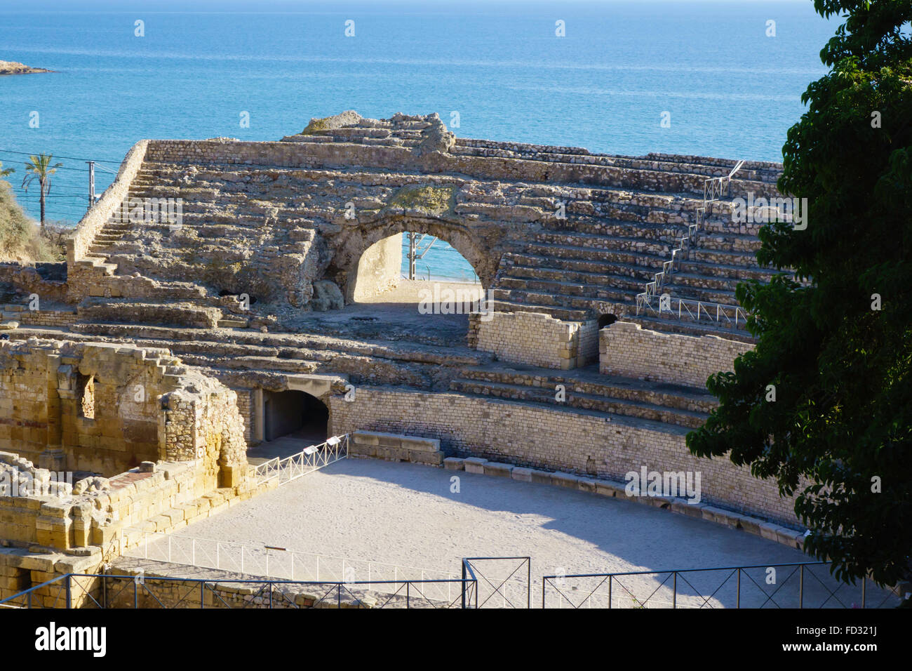 Roman Buildings Tarragona Stock Photo - Alamy