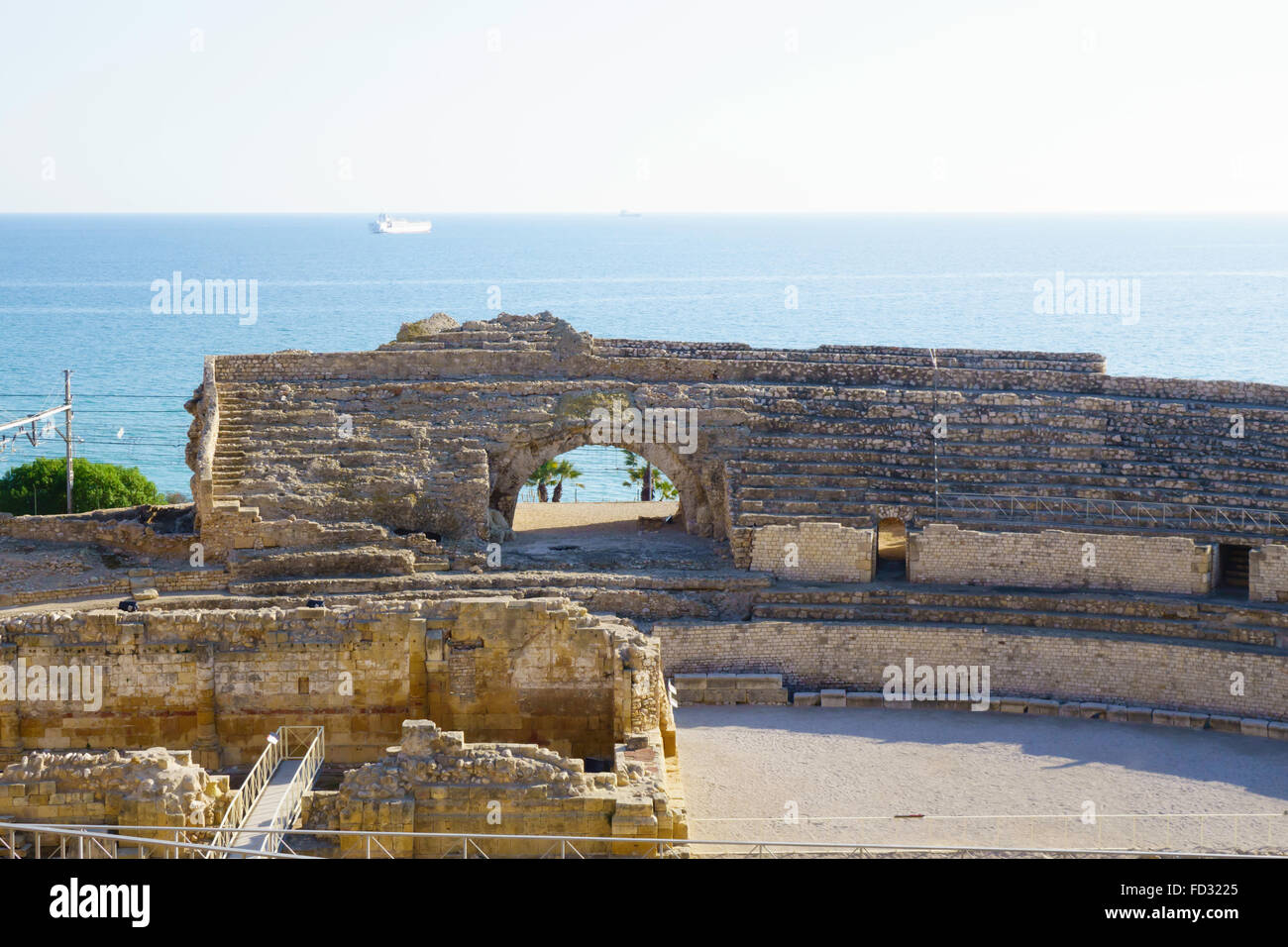 Roman Buildings Tarragona Stock Photo - Alamy