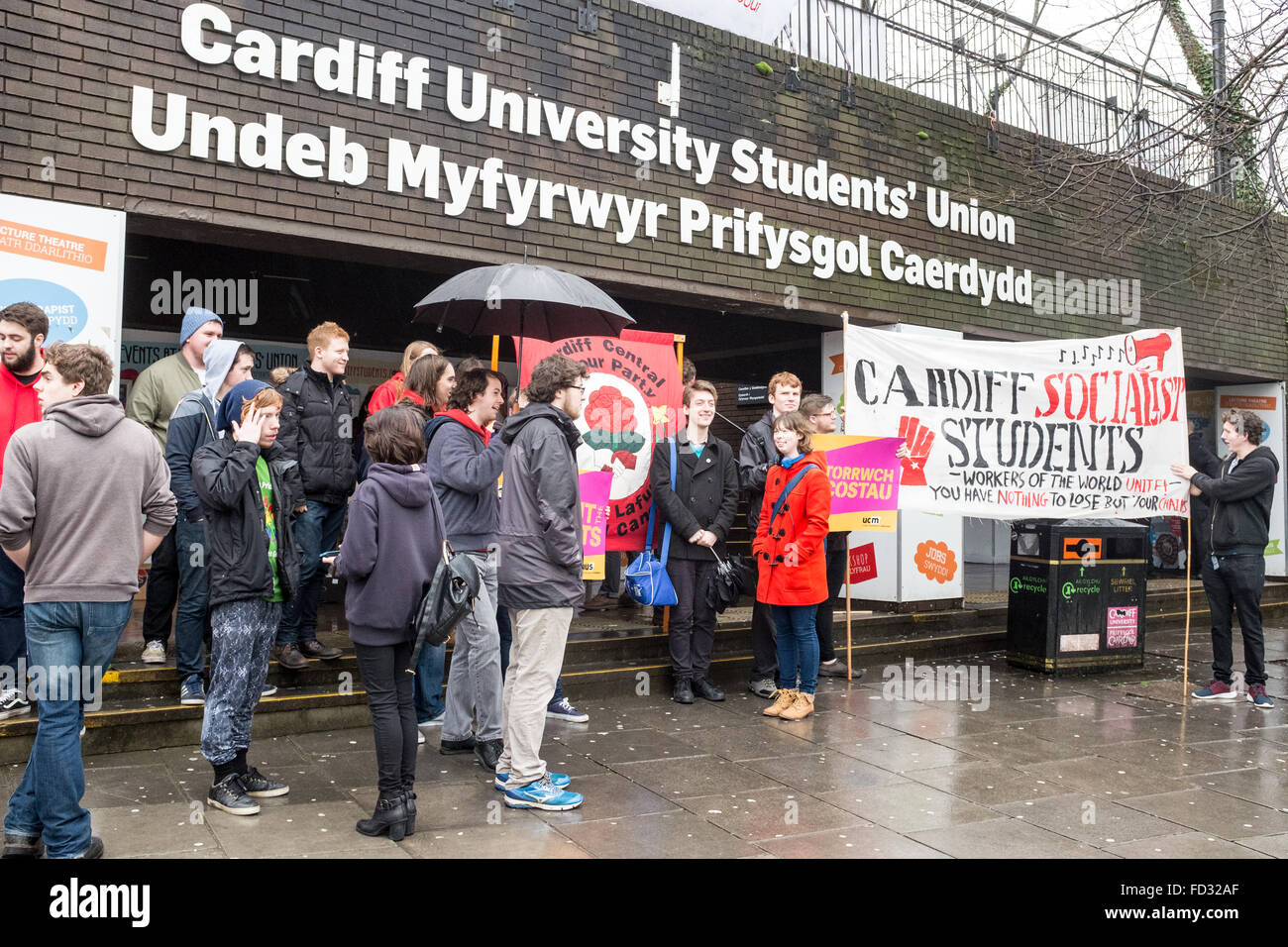 Cardiff University Student Union, Cardiff, Wales, January 27, 2015 ...