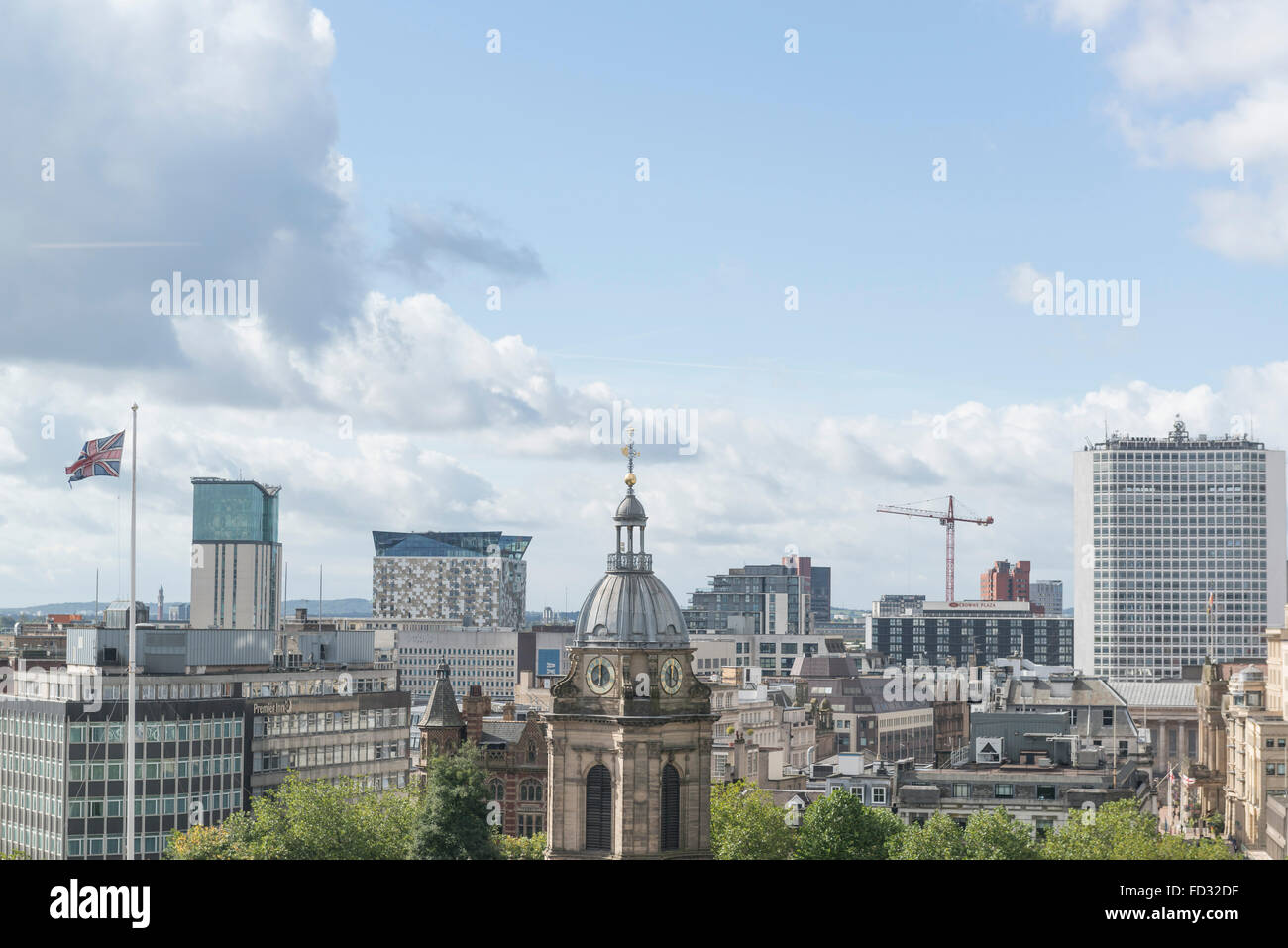 St Philips Cathedral and Square, Birmingham Stock Photo - Alamy