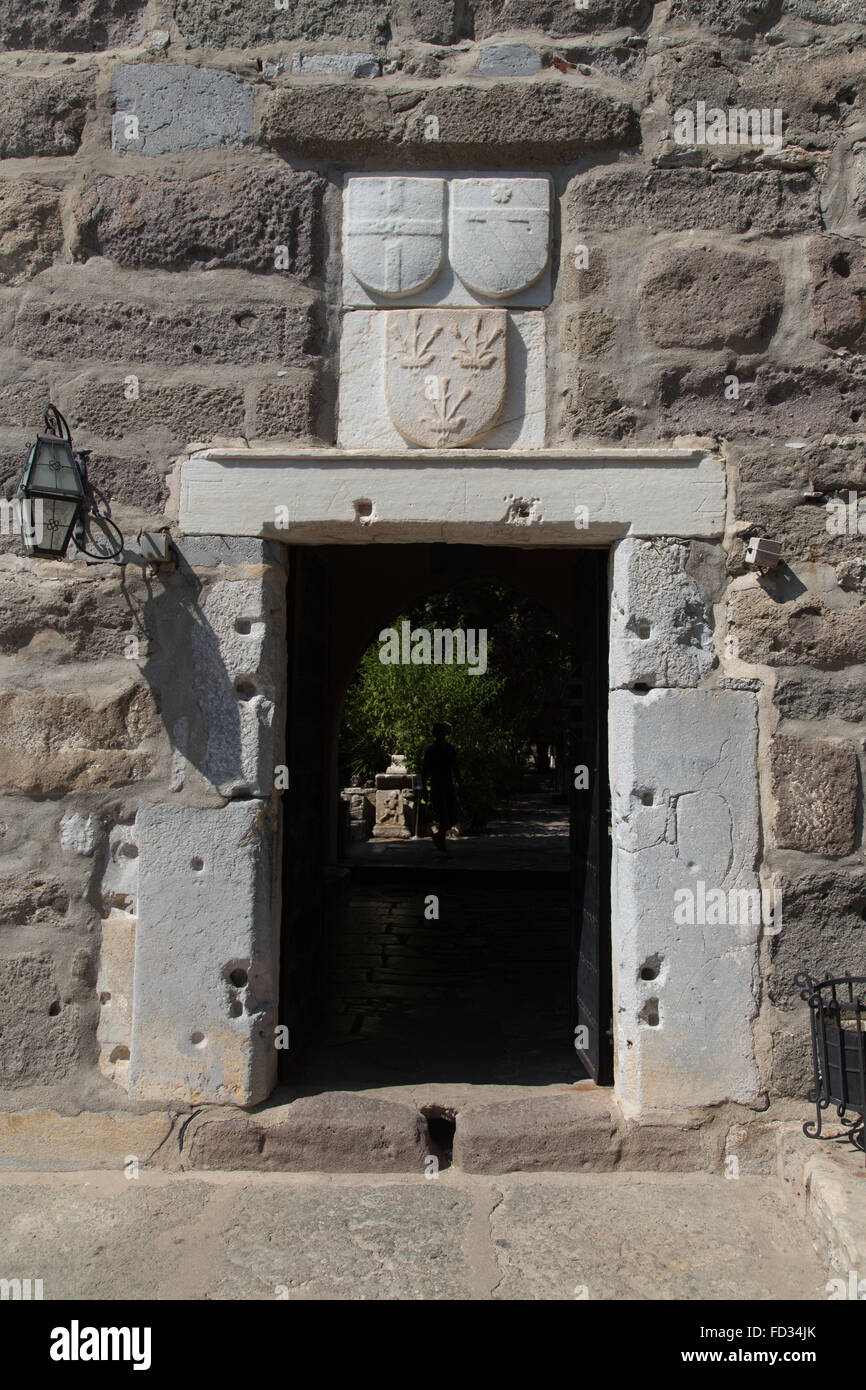 Gate of Bodrum Castle in Mugla City, Turkey Stock Photo - Alamy