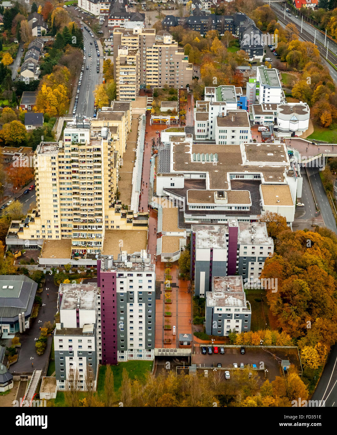 University town center hi-res stock photography and images - Alamy