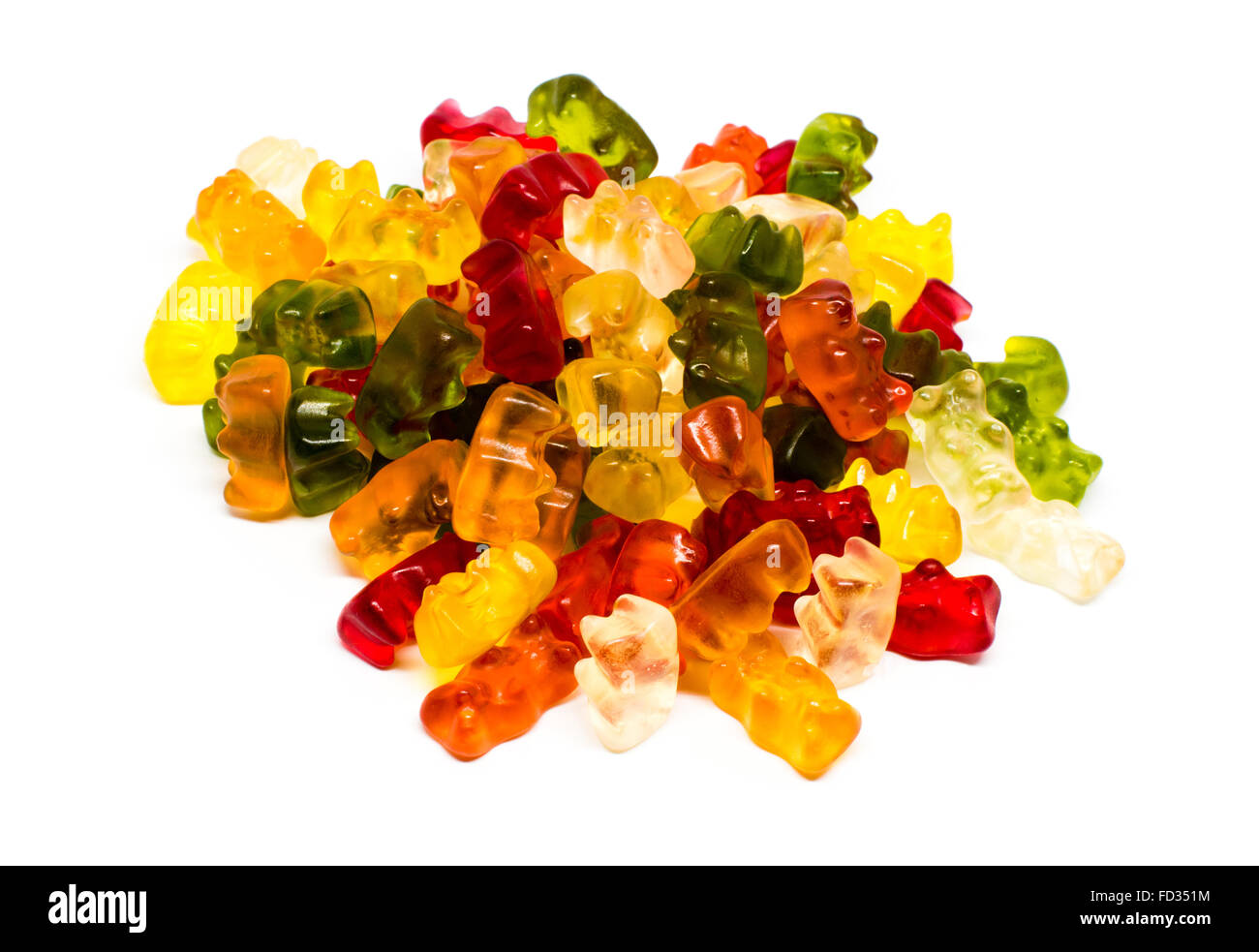 Heap of jelly bears Stock Photo - Alamy