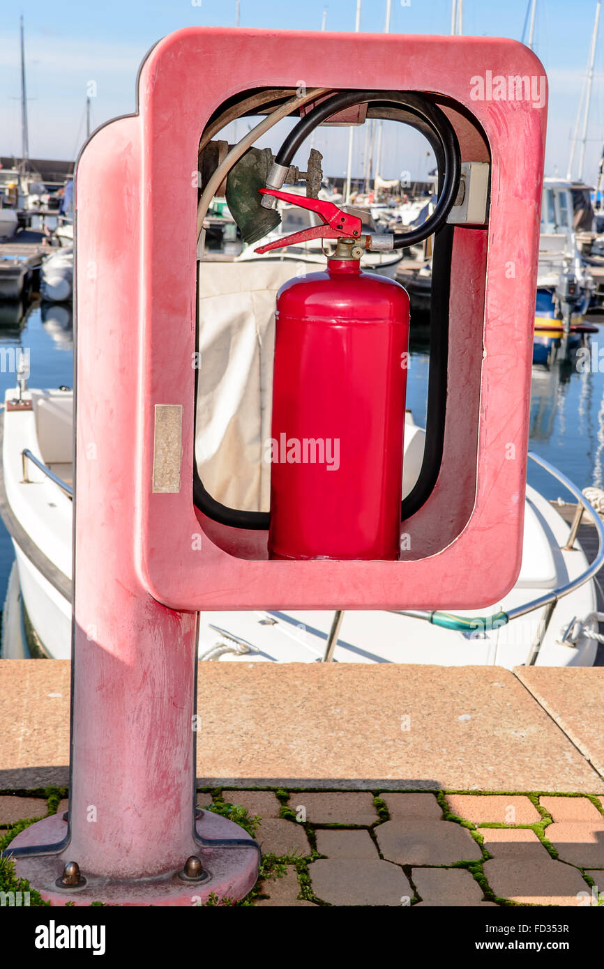 Ship fire extinguisher hi-res stock photography and images - Alamy
