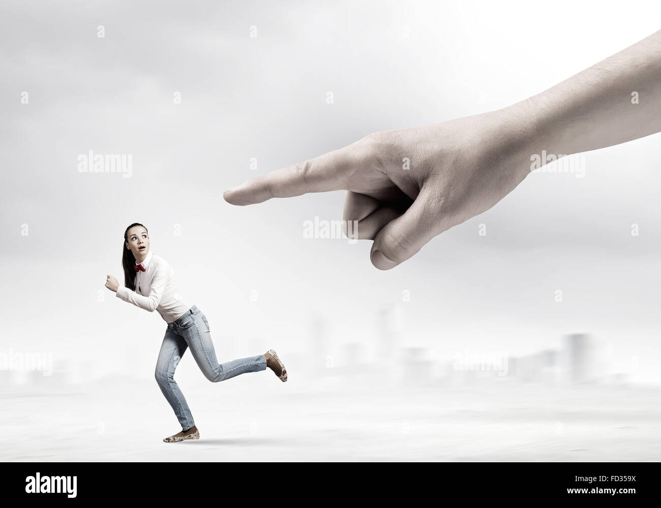 Girl Running Away From Home