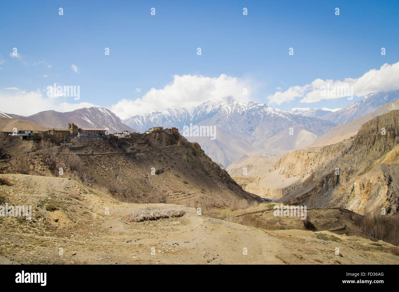 Jharkot, Annapurna Circuit, Nepal Stock Photo - Alamy