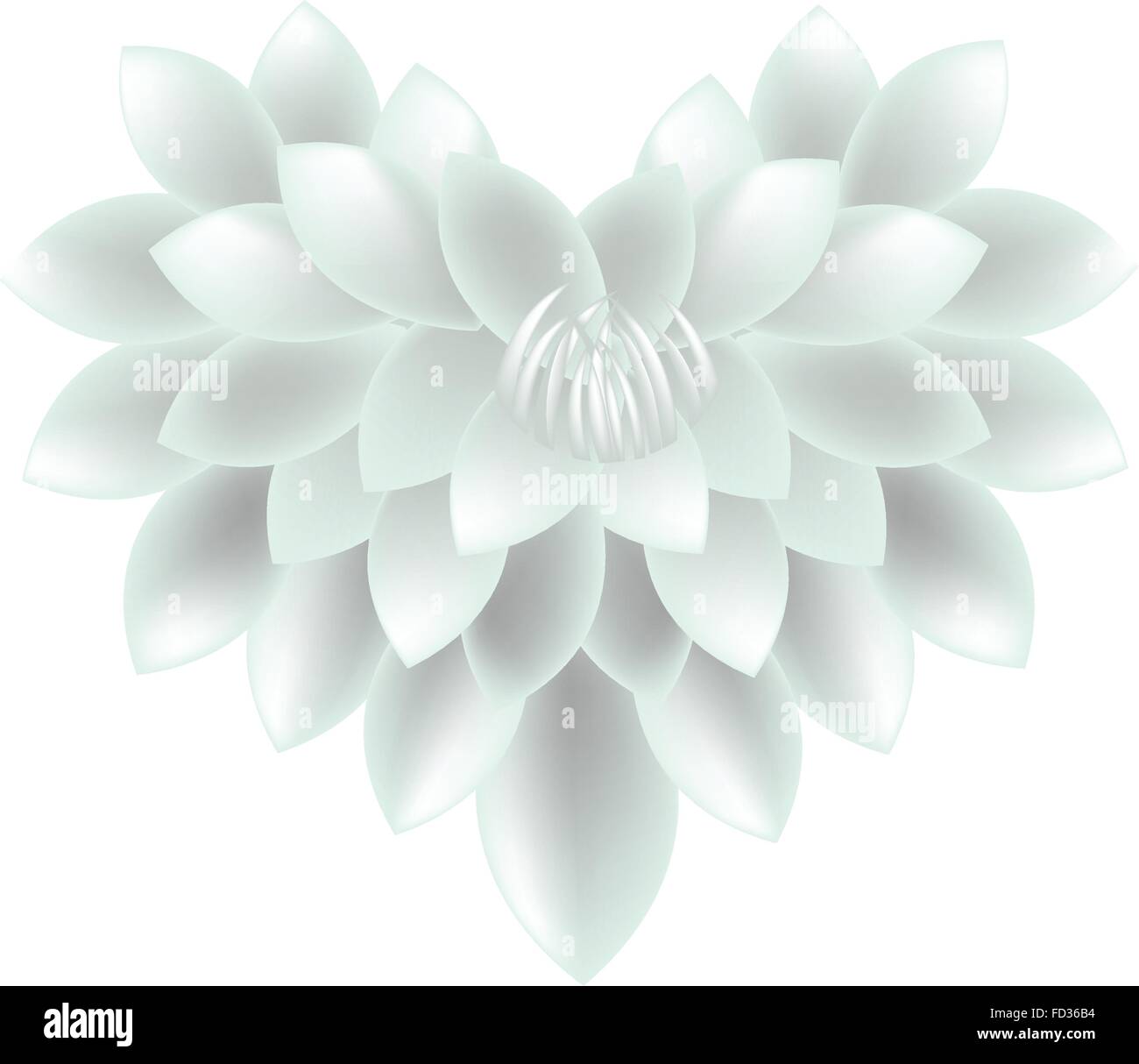 Symbolic heart in nature Stock Vector Images - Alamy