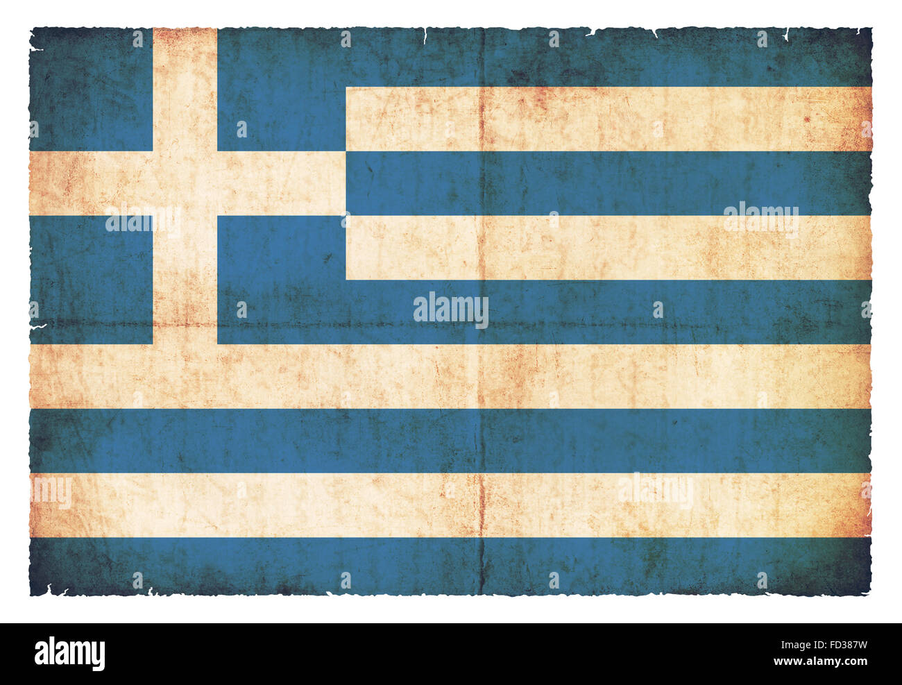 Old greece flag hi-res stock photography and images - Alamy