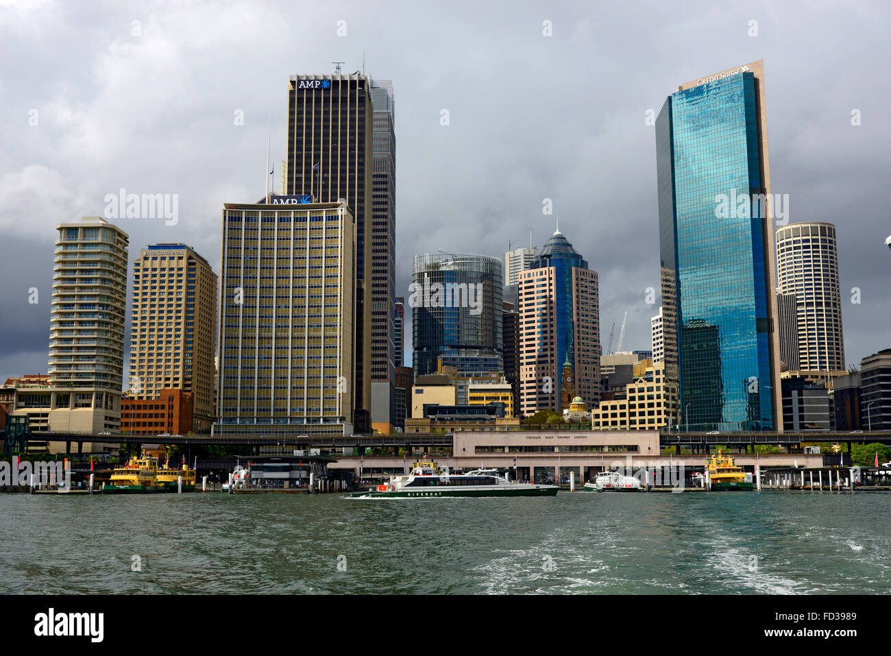 Circular Quay Docks Sydney Australia New South Wales AU Stock Photo - Alamy