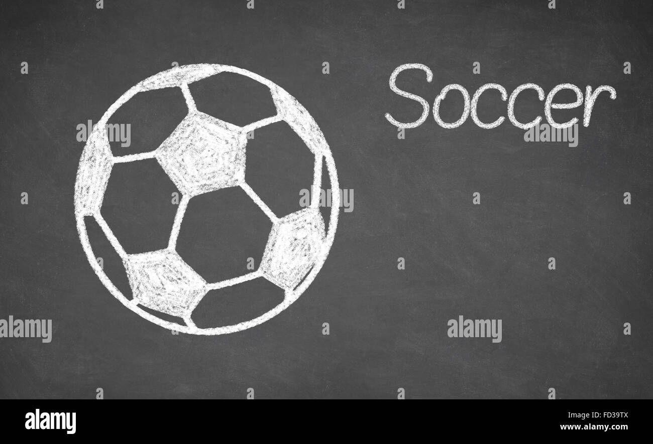 Football ball drawn on Black and White Stock Photos & Images - Alamy