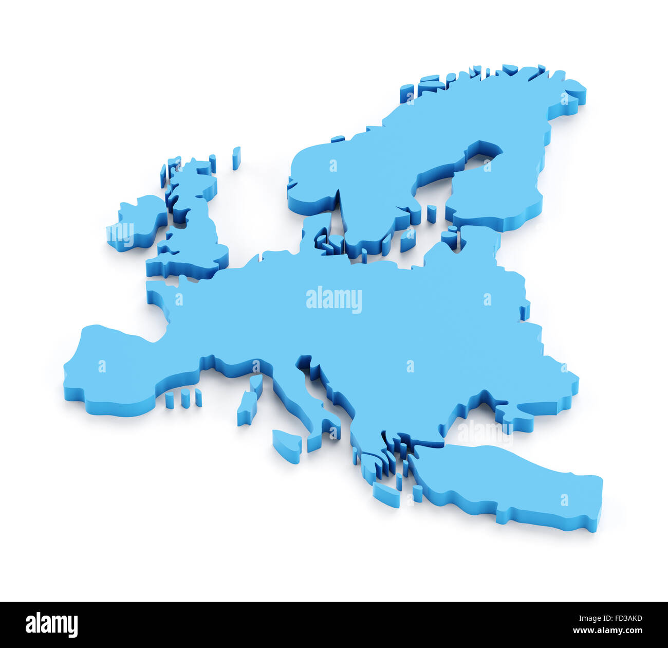 Europe map hi-res stock photography and images - Alamy