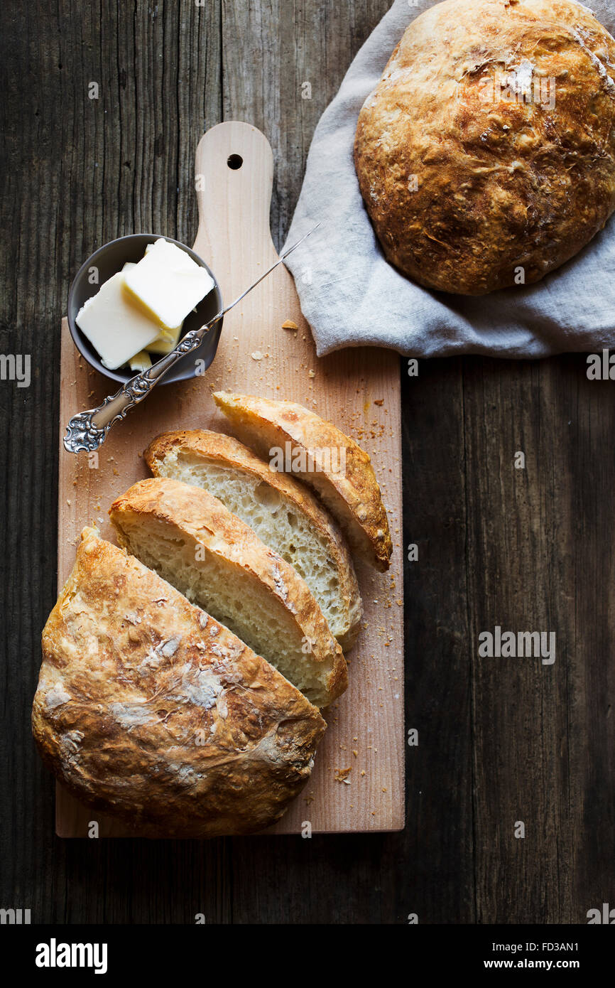 Bread and butter Stock Photo - Alamy