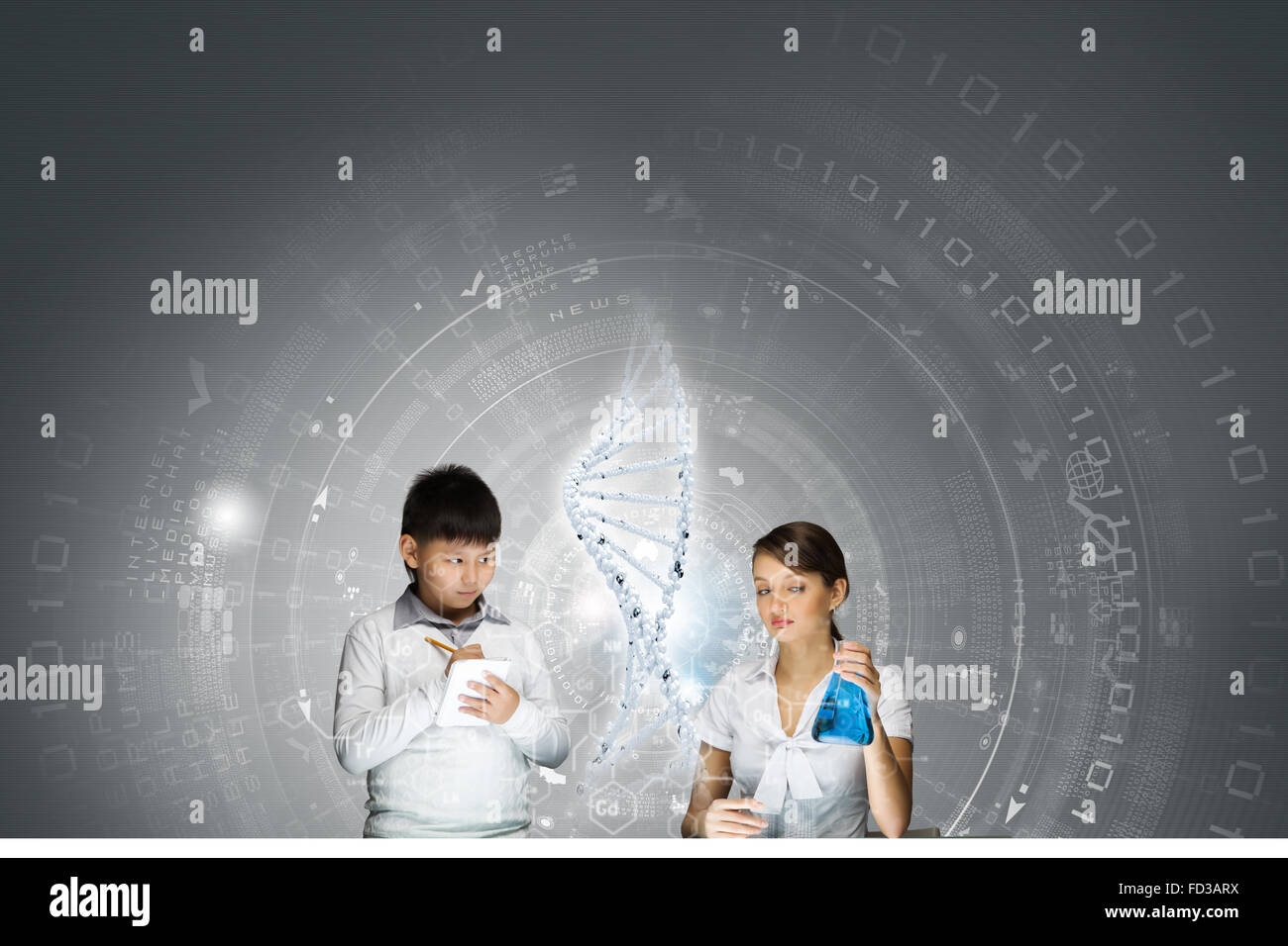 Teacher young children tests hi-res stock photography and images - Alamy