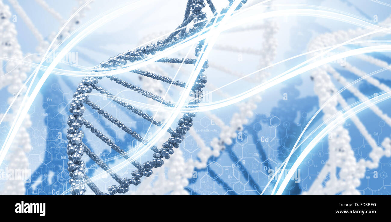 Background high tech image of dna molecule Stock Photo - Alamy