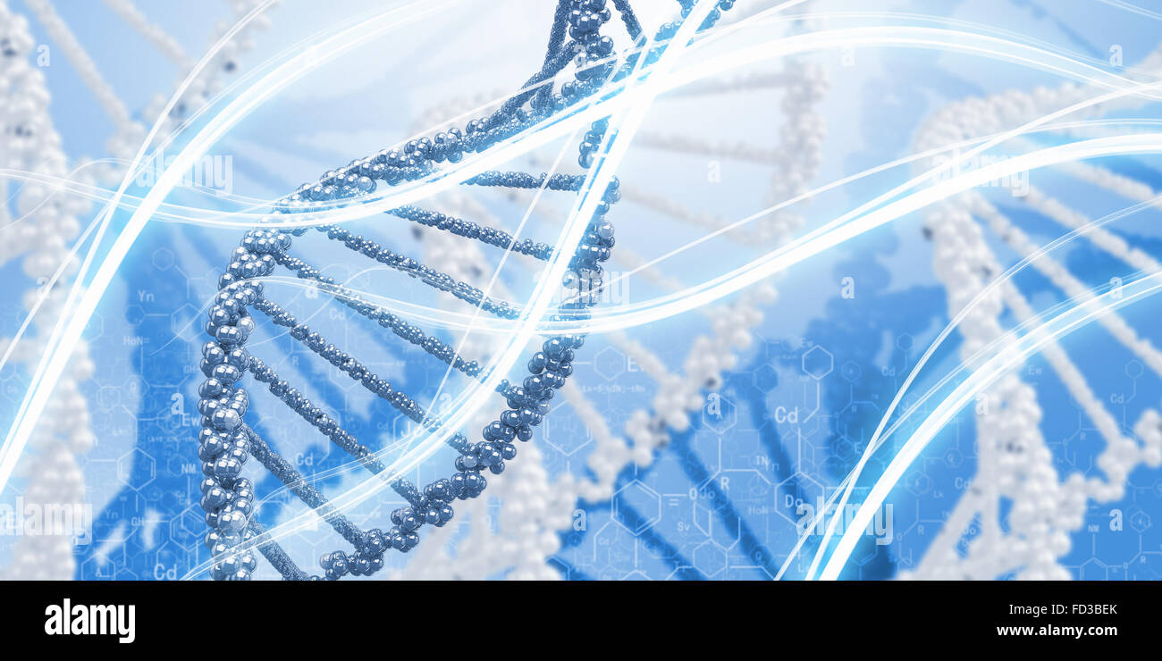 Background high tech image of dna molecule Stock Photo - Alamy