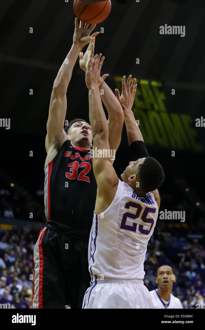 Baton Rouge, LA, USA. 26th Jan, 2016. Georgia Bulldogs forward Mike ...