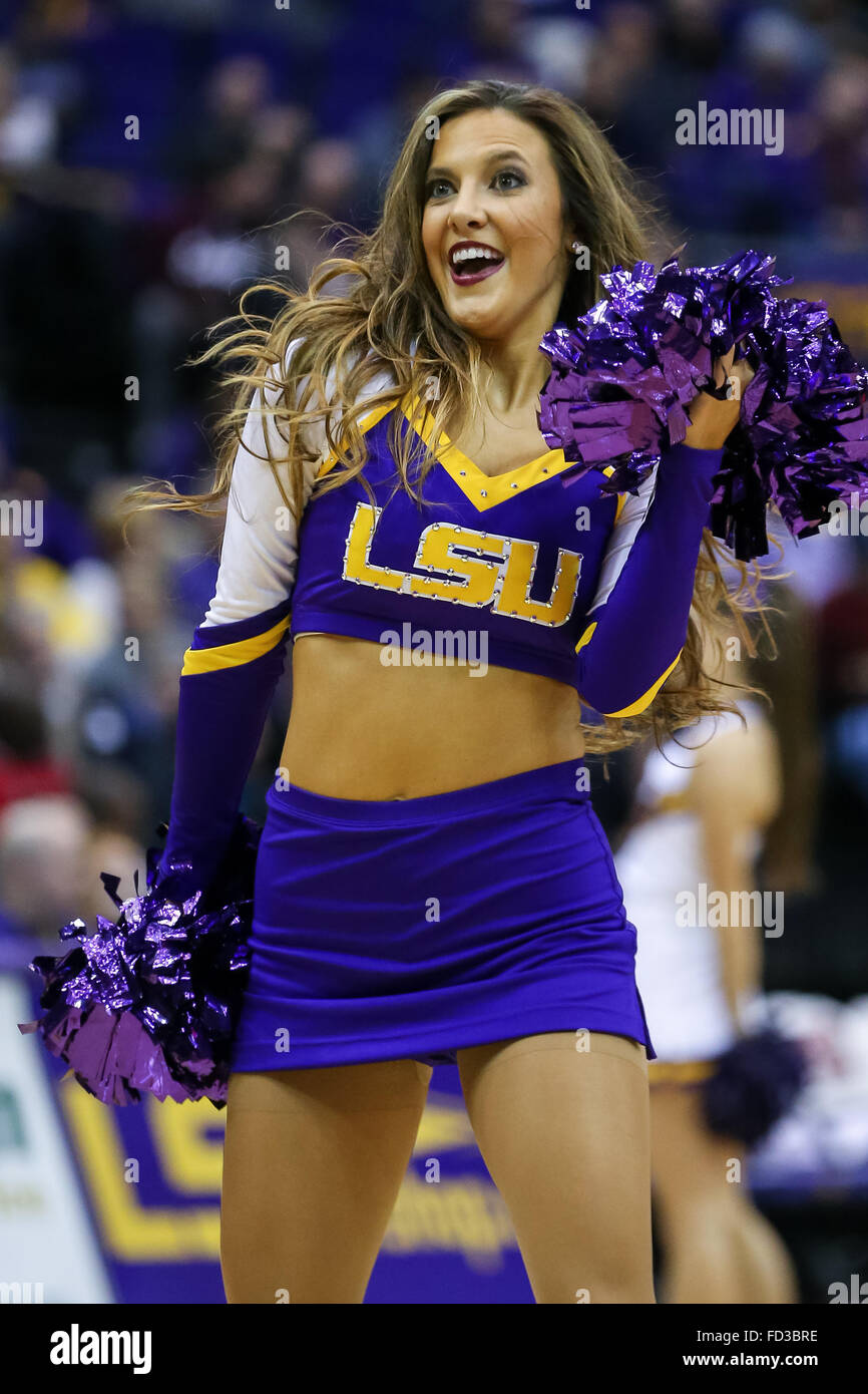 Baton Rouge, LA, USA. 26th Jan, 2016. LSU Tigers Tiger Girl Heidey ...