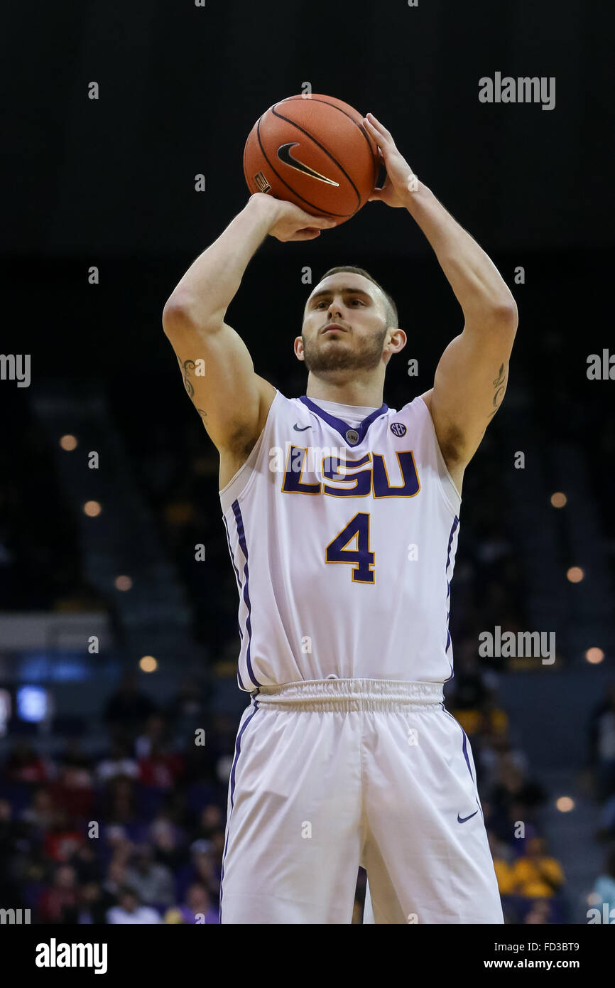 Baton Rouge, LA, USA. 26th Jan, 2016. LSU Tigers guard Keith Hornsby (4 ...