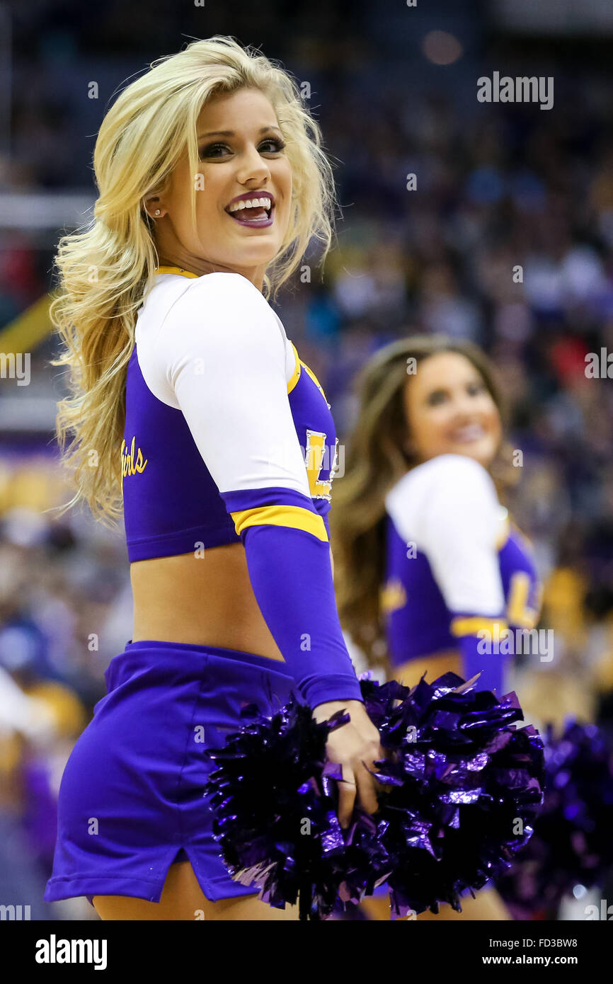 Baton Rouge, LA, USA. 26th Jan, 2016. LSU Tigers Tiger Girl performing ...