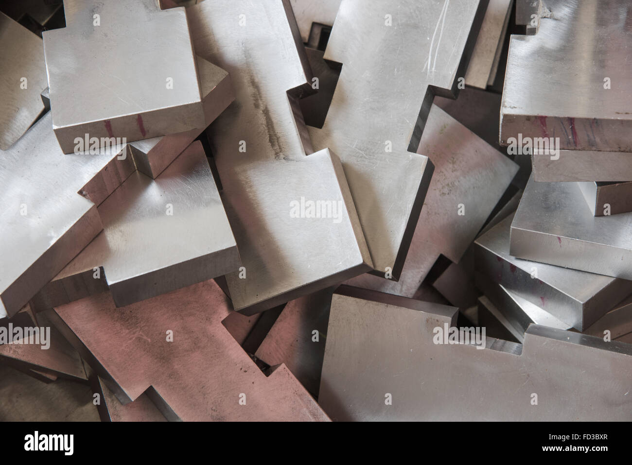 Stainless steel pile block hi-res stock photography and images - Alamy