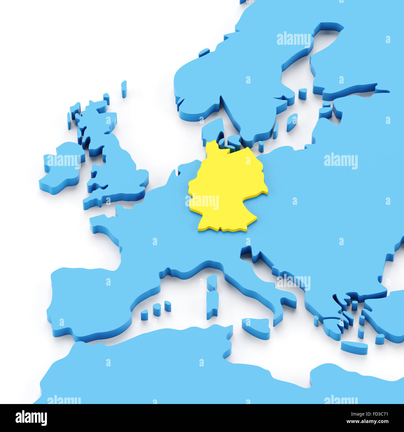 Germany map of europe hi-res stock photography and images - Alamy