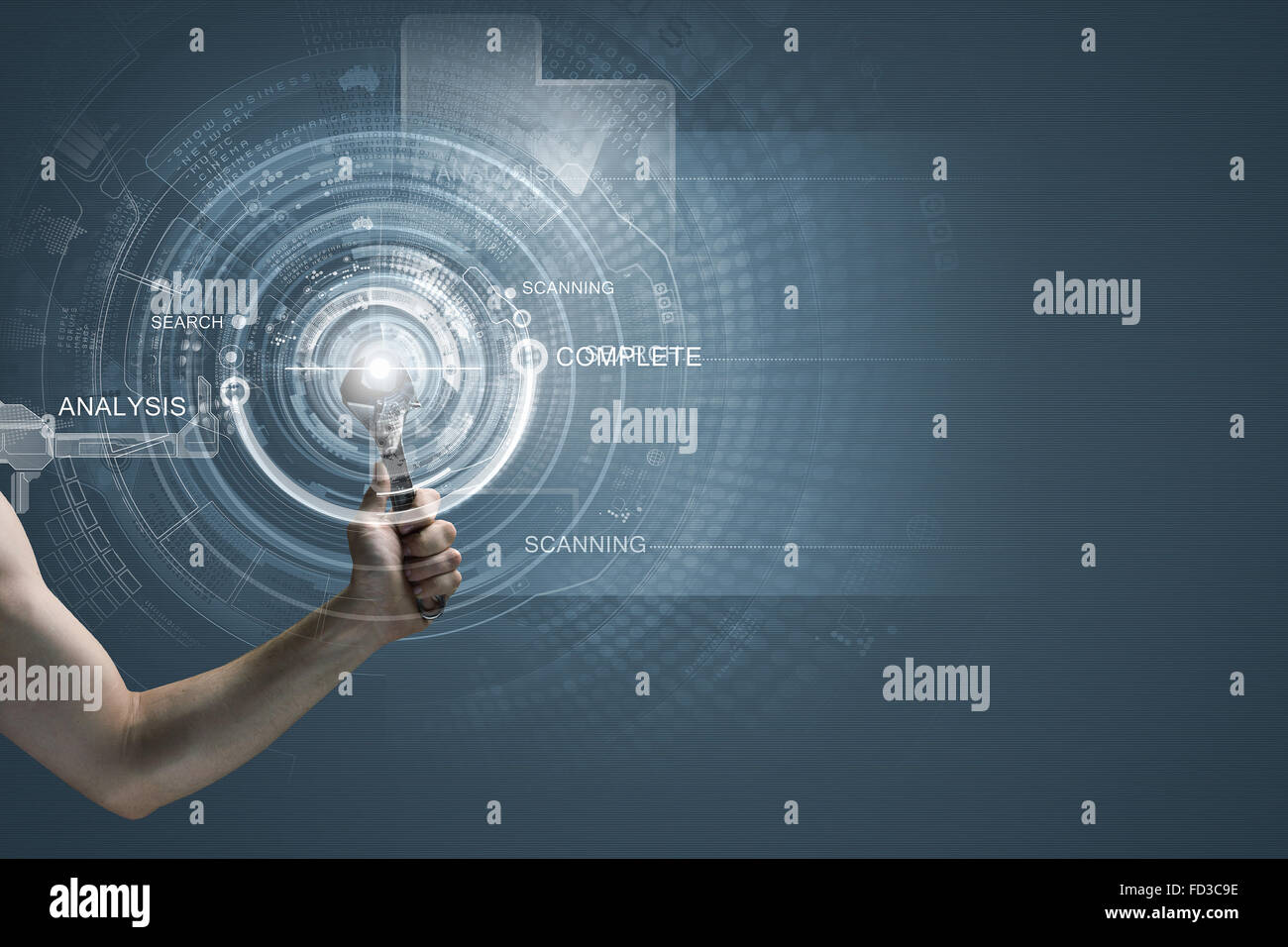 Close up of hand with wrench fixing mechanism Stock Photo - Alamy