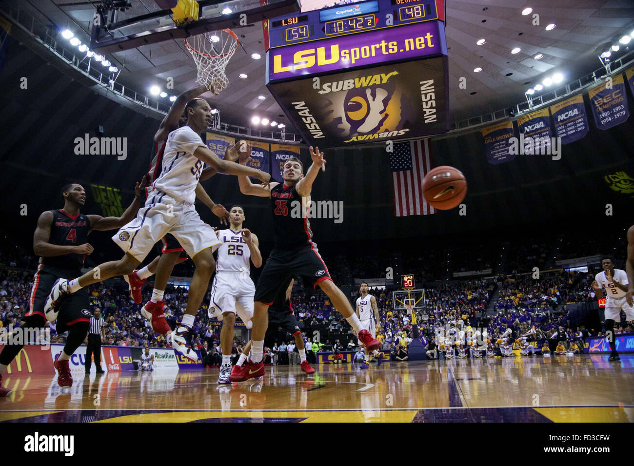 Baton Rouge, LA, USA. 26th Jan, 2016. LSU Tigers guard Tim Quarterman ...
