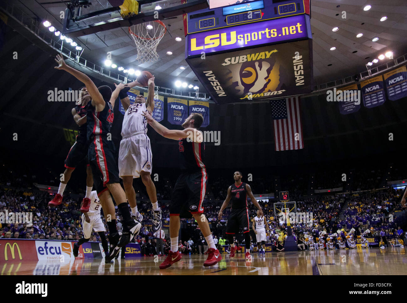 Baton Rouge, LA, USA. 26th Jan, 2016. LSU Tigers forward Ben Simmons ...