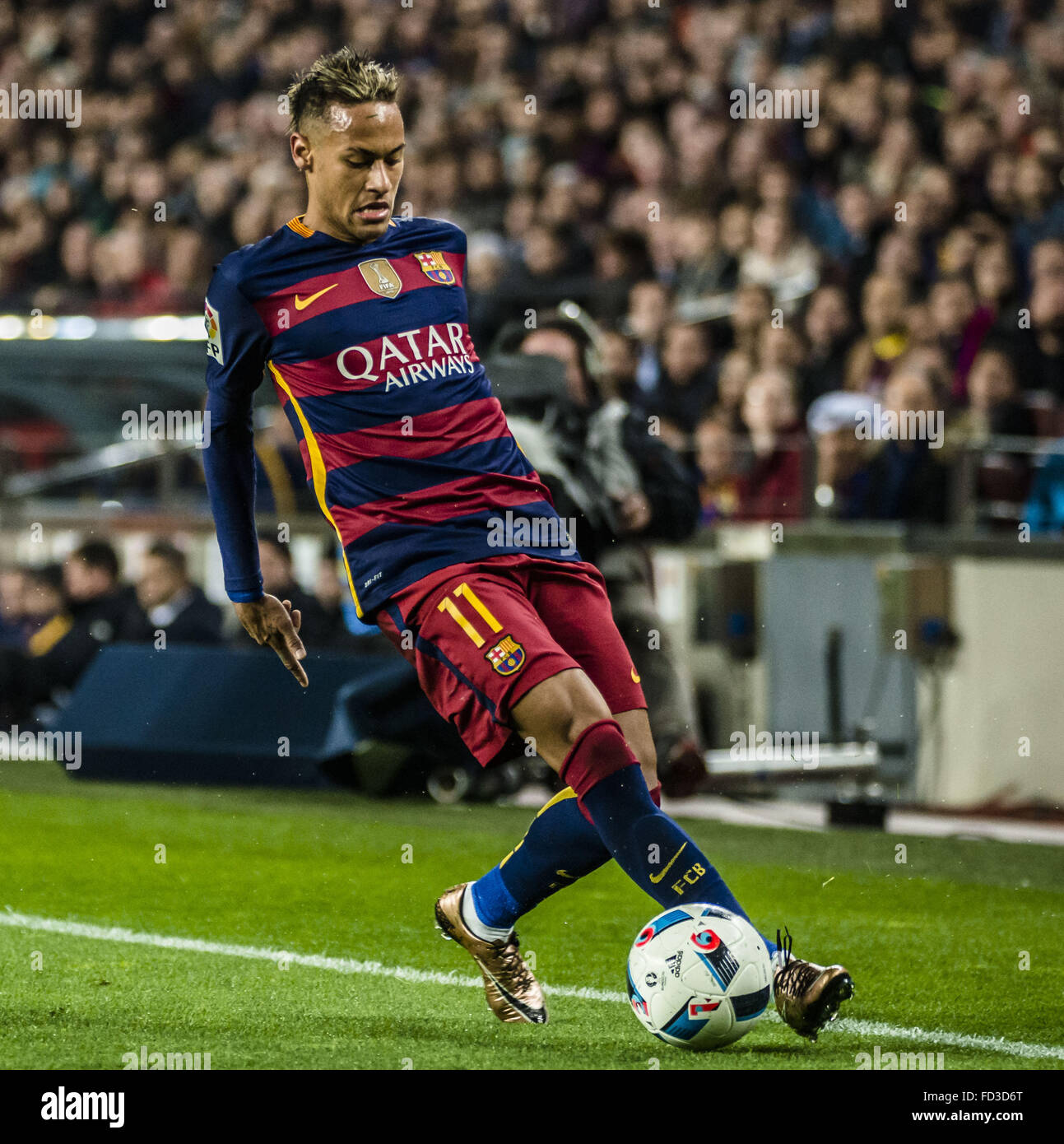 Barcelona, Catalonia, Spain. 27th Jan, 2016. FC Barcelona's forward ...