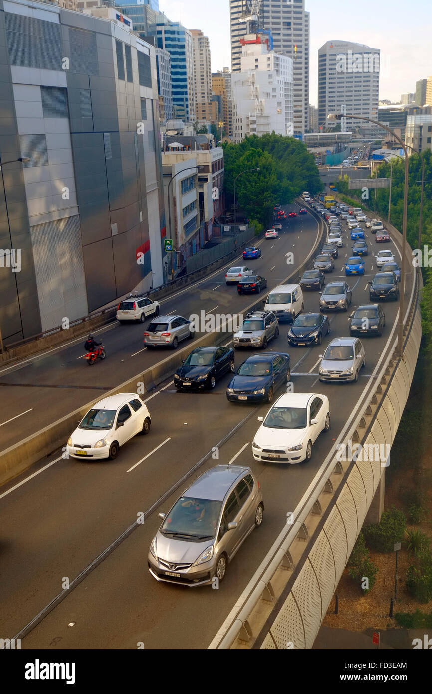Rush Hour Traffic Sydney Australia New South Wales AU Stock Photo - Alamy