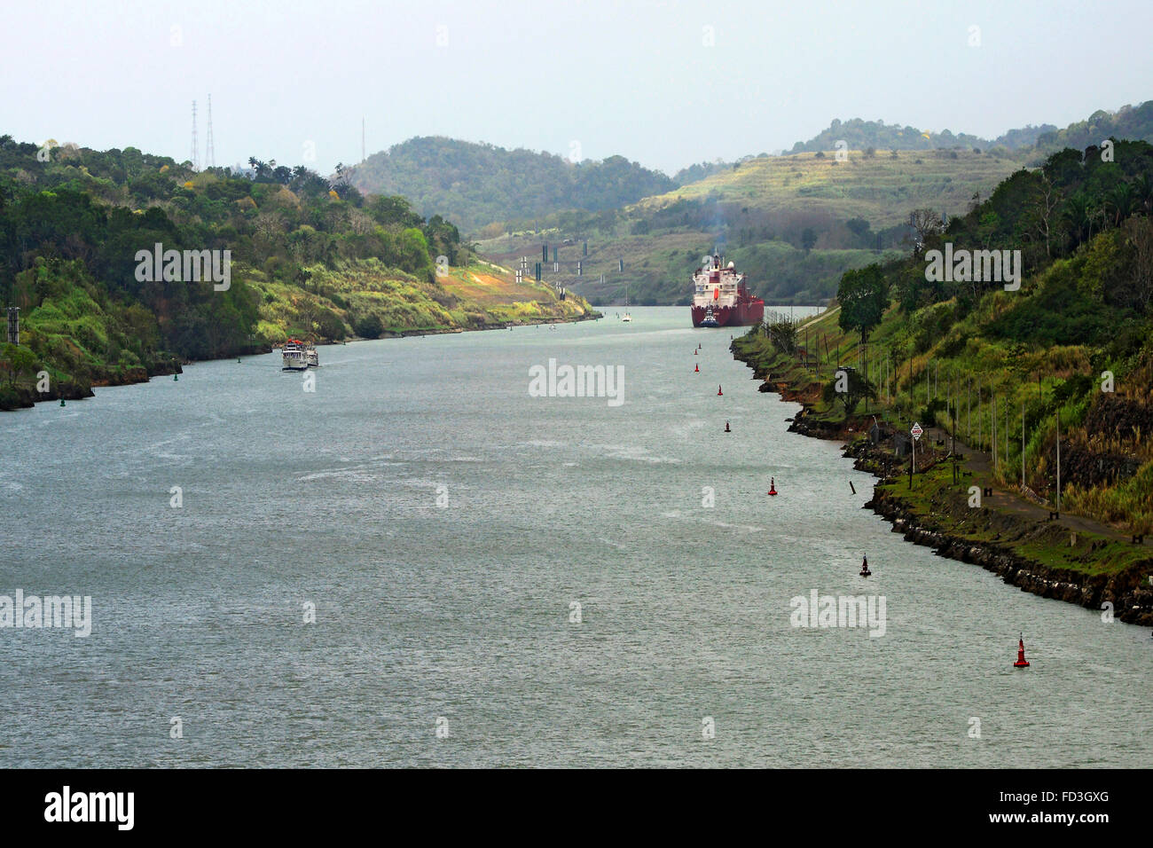 Centennial Bridge Panama Canal Central America Stock Photo - Alamy