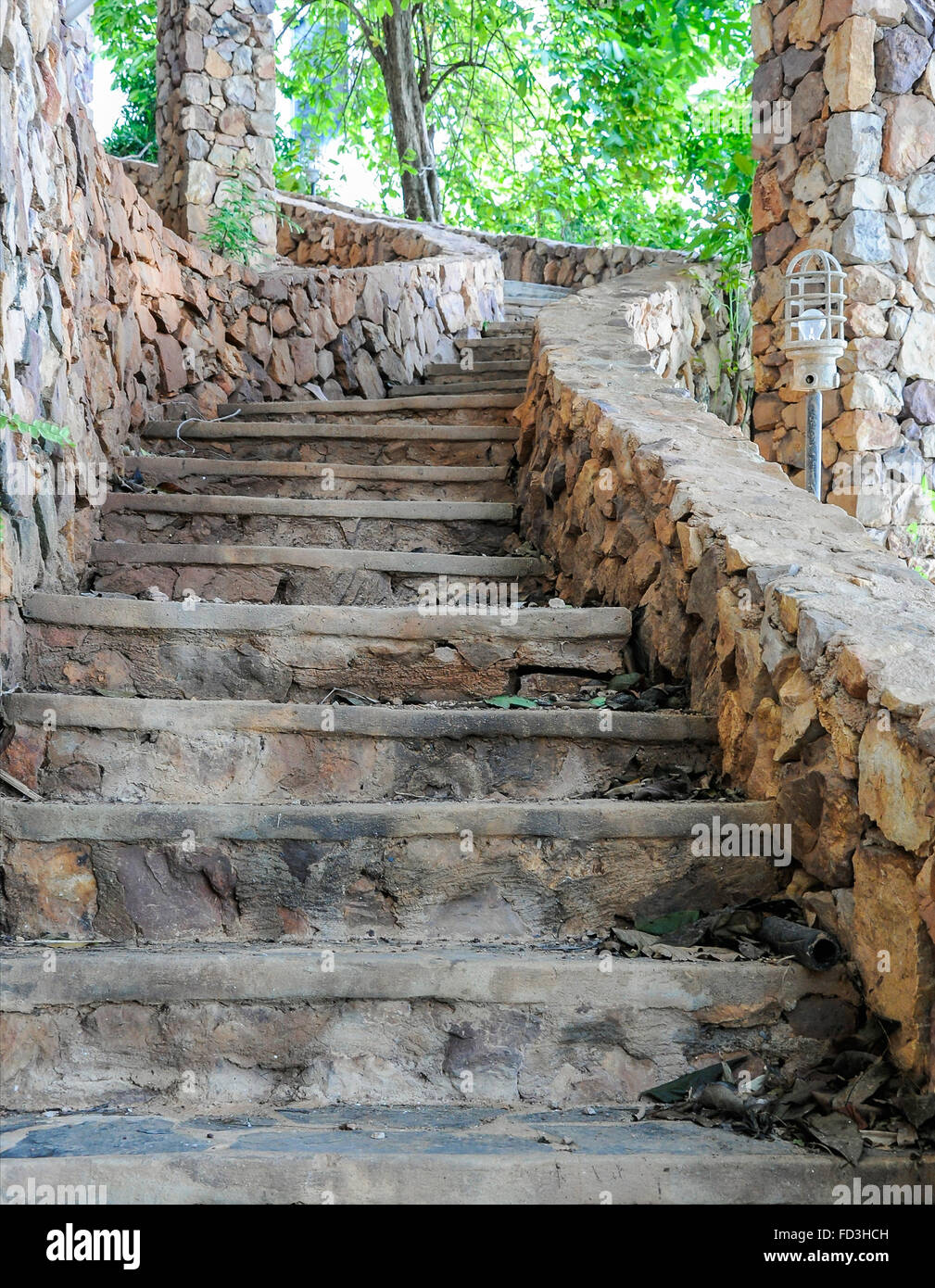 Old stone staircase of the old building Stock Photo - Alamy