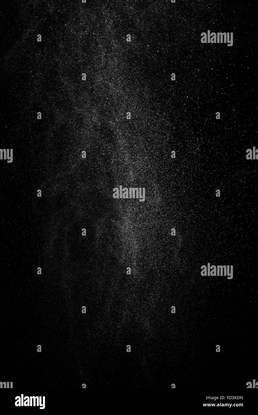 Abstract water splashes on black background. Texture of water. Elements ...