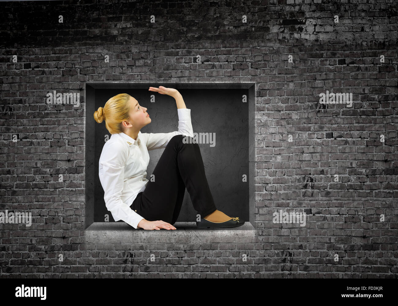 Trapped in wall hi-res stock photography and images - Alamy