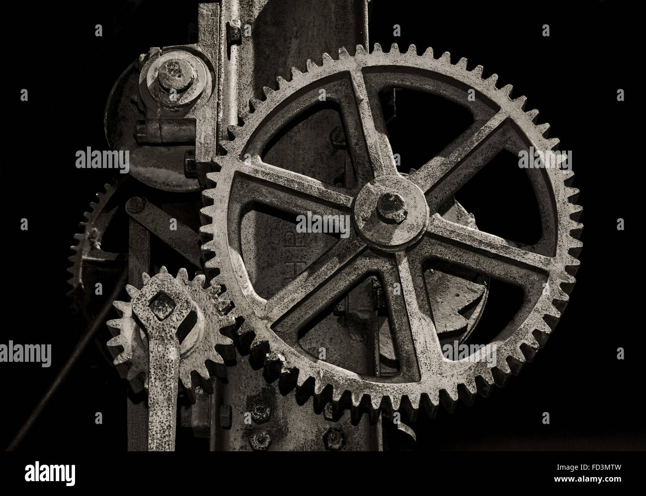 Industrial gear black hi-res stock photography and images - Alamy